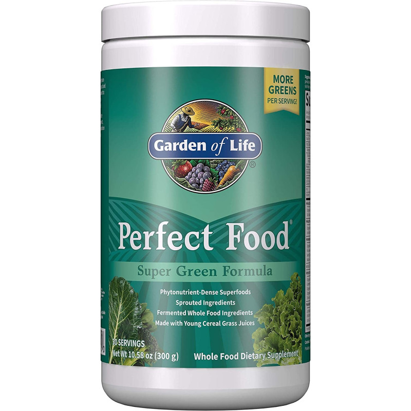 Perfect Food Super Green Formula Powder 300 grams de Garden of Life